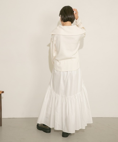 KBF（ケイビーエフ）の「『WEB/一部店舗限定』ハーフZIPデザイントップス（Tシャツ/カットソー）」 - WEAR