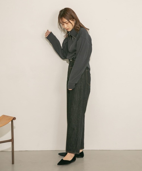 KBF（ケイビーエフ）の「ハーフZIPデザイントップス（Tシャツ/カットソー）」 - WEAR