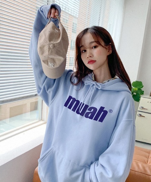 muahmuah（ムーアムーア）の「『muah muah/ムーアムーア』BALANCE MUAH LOGO HOODIE/バランス MUAH ...