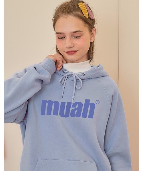 muahmuah（ムーアムーア）の「『muah muah/ムーアムーア』BALANCE MUAH LOGO HOODIE/バランス MUAH ...