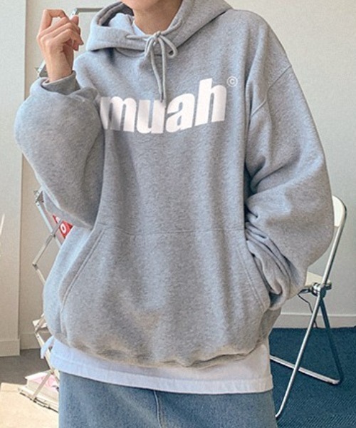 muahmuah（ムーアムーア）の「『muah muah/ムーアムーア』BALANCE MUAH LOGO HOODIE/バランス MUAH ...