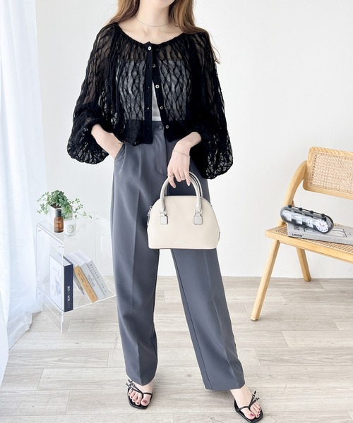 classicalelf（クラシカルエルフ）の「華やか大人ガーリートップス。マルチwayストレッチレースカーディガン（カーディガン/ボレロ）」 - WEAR