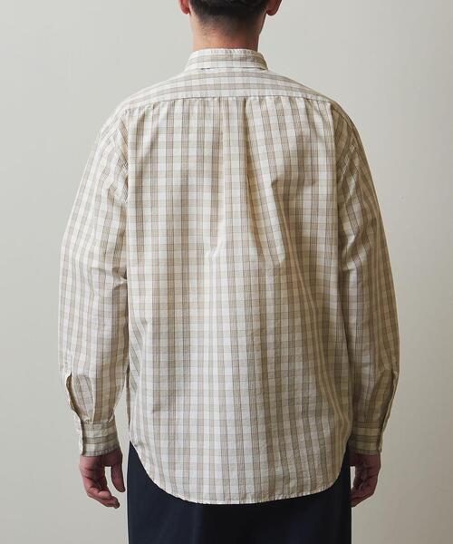 Steven Alan（スティーブンアラン）の「＜Steven Alan＞ T/C BRD CHECK REVERSE SEAM SHIRT ...