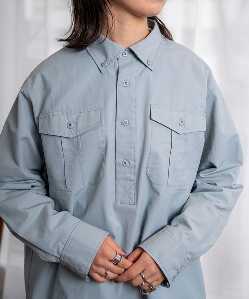 INTERPLAY（インタープレイ）の「【INTERPLAY x AYUMI】M41 type B.D. Shirt -Light BLUE- (UNISEX) 623180022-90F ...