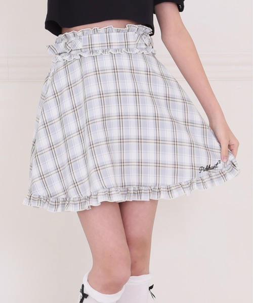 PINKHUNT（ピンクハント）の「PINKHUNT ピンクハント ウエストバックル付きフレア スカート 9306K（スカート）」 - WEAR