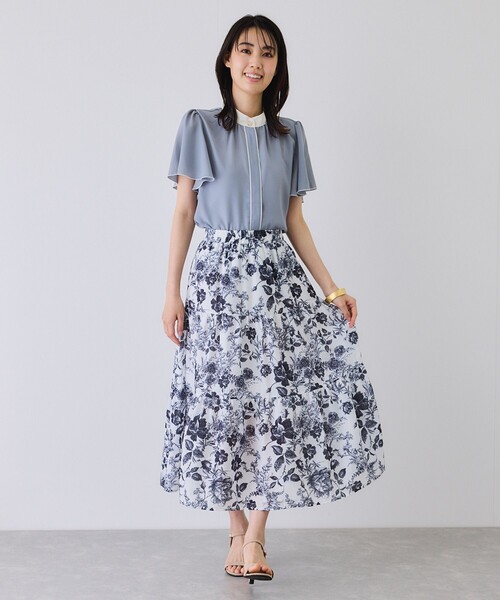 Jayro（ジャイロ）の「ボタニカルプリントギャザースカート（スカート）」 - WEAR
