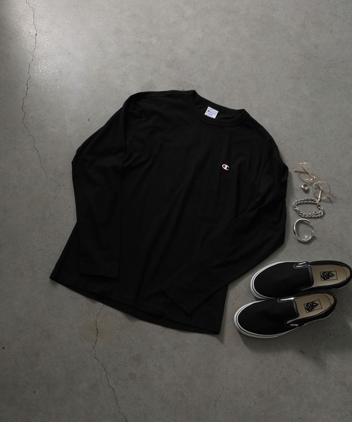 Champion C3-Y428 LONG SLEEVE T-SHIRT（Tシャツ/カットソー）｜Champion（チャンピオン）のファッション通販 - ZOZOTOWN