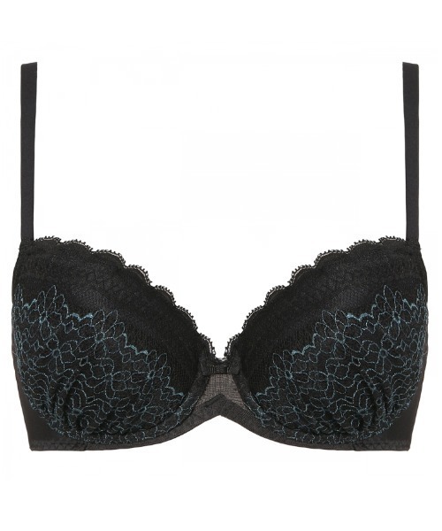 AMOSTYLE BY Triumph（アモスタイルバイトリンプ）の「【ラクしてボリュームアップ】デイジーシャワー 夢みるブラ ライト ブラ＆ショーツセット【E,Fカップ】AMST1260 ...