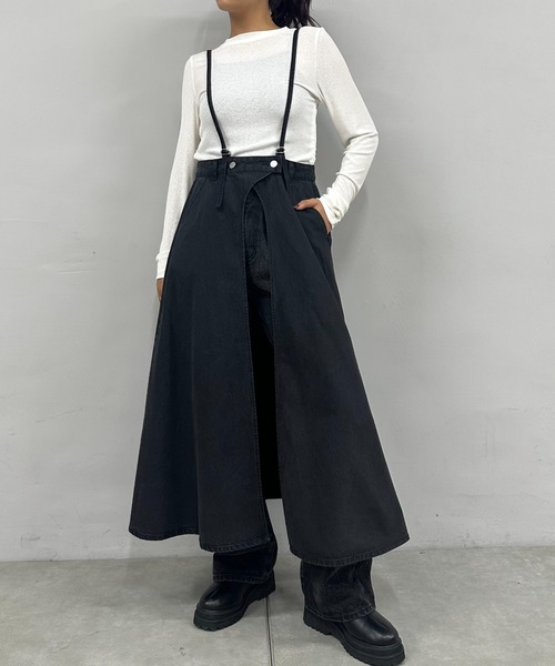 Six M（シックスエム）の「【SixM/シックスエム】3WAYロールデニムワンピース（ワンピース）」 - WEAR