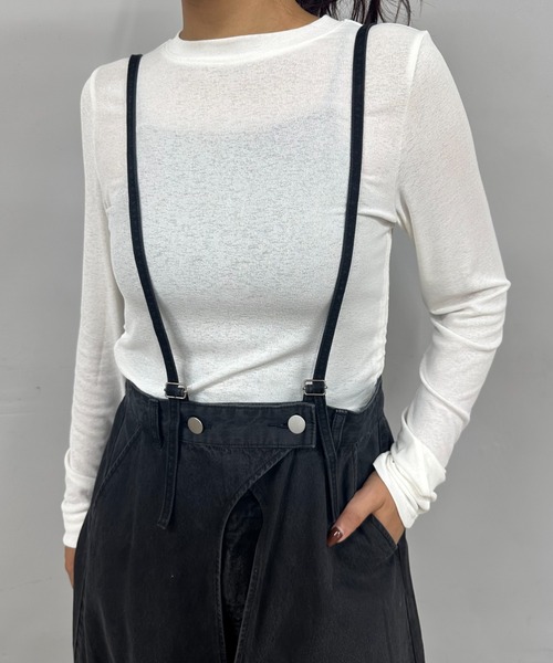 Six M（シックスエム）の「【SixM/シックスエム】3WAYロールデニムワンピース（ワンピース）」 - WEAR