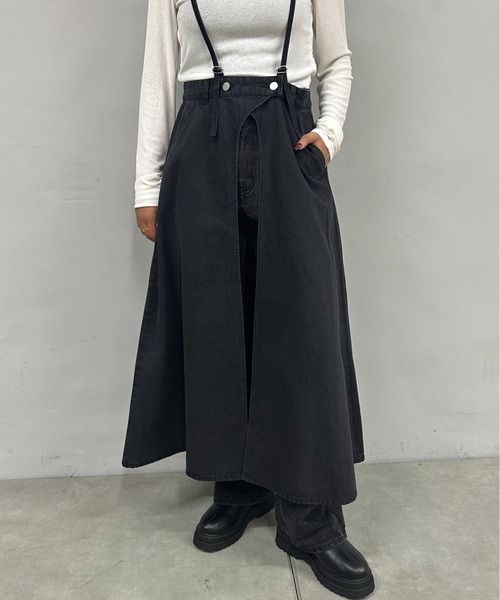 Six M（シックスエム）の「【SixM/シックスエム】3WAYロールデニムワンピース（ワンピース）」 - WEAR