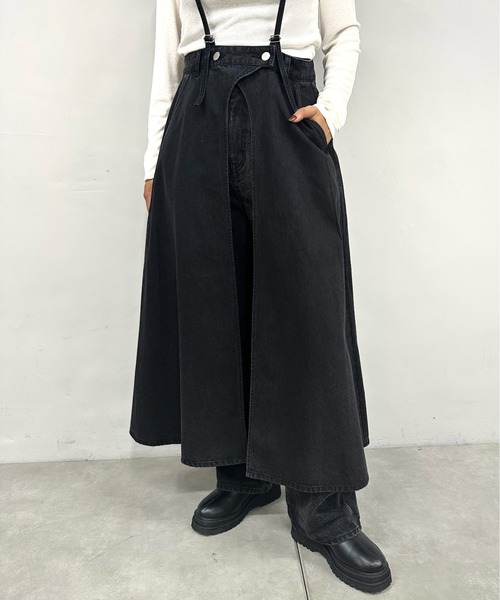 Six M（シックスエム）の「【SixM/シックスエム】3WAYロールデニムワンピース（ワンピース）」 - WEAR