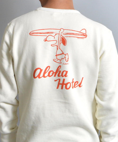 TSPTR（ティーエスピーティーアール）の「TSPTR/ティーエスピーティーアール ALOHA SNOOPY CREW 915DE（スウェット）」 - WEAR