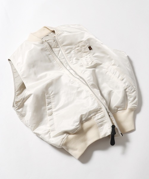 Alpha Industries（アルファインダストリーズ）の「ALPHA INDUSTRIES/アルファインダストリーズ MA-1 VEST ベスト リバーシブル（ベスト）」 - WEAR