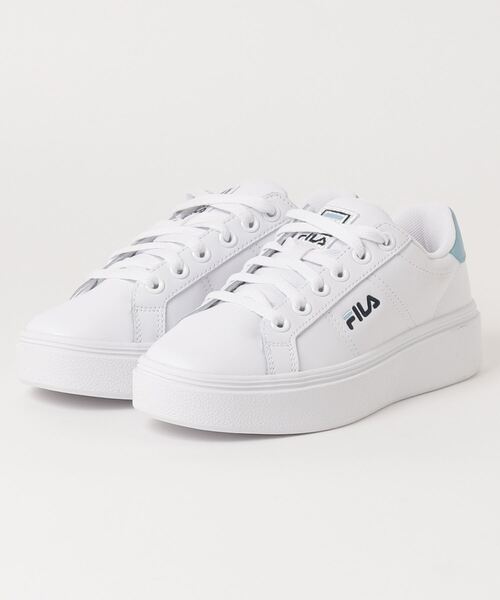 FILA フィラ COURT PLUMPY SL コートプランピーエスエル USS21091150 WHITE/BLUE（スニーカー ...