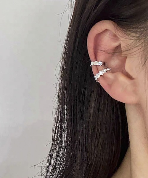 【セール】【2点セット】金属アレルギー対応 シルバー 925 K14GP イヤーカフ ビジュー ジルコニア ニッケルフリー（イヤーカフ）｜ABBEY MARKET（アビーマーケット）の ...