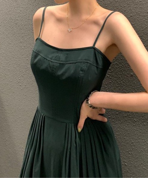 AMAJI（アマジ）の「ウエストマークキャミワンピース（ワンピース）」 - WEAR