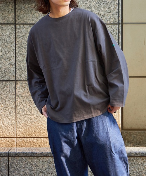 FIDELITY（フェデリティー）の「N/C BASQUE SHIRT WIDE / ワイドシルエット バスクシャツ ロンT（Tシャツ ...