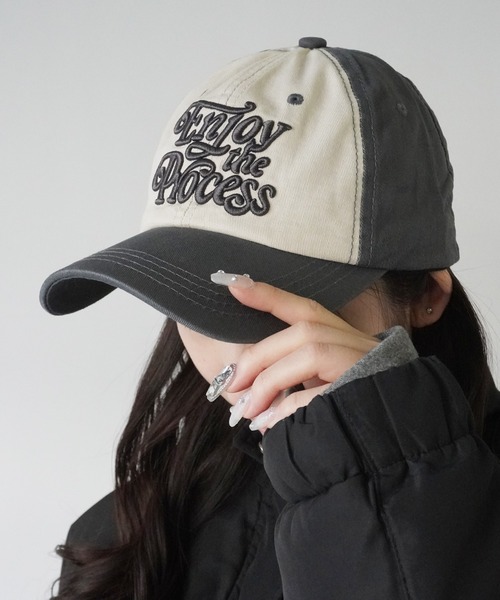 Port（ポート）の「【 antique andico / アンティーク アンディコ 】 Enjoy The Process ビッグロゴ キャップ #（キャップ）」 - WEAR