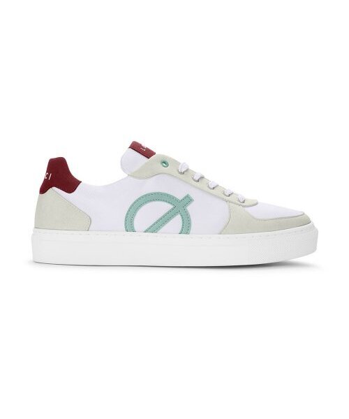 LOCI（ロキ）の「セブンビーガンスニーカー ホワイト/マルーン/ブルー LC-007-006（スニーカー）」 - WEAR