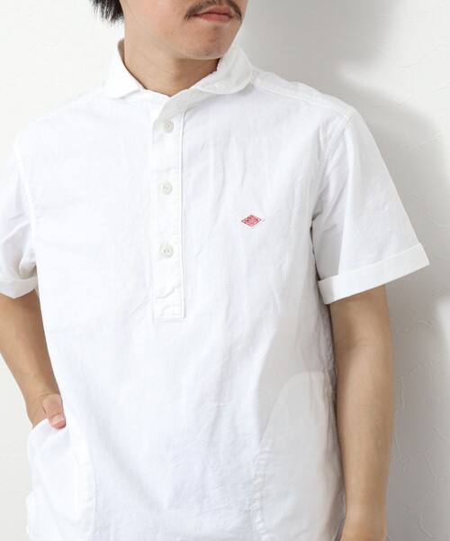 DANTON（ダントン）の「【DANTON/ダントン】SOX ROUND COLLAR PO SHIRT S/S 丸襟 半袖 プルオーバー ...