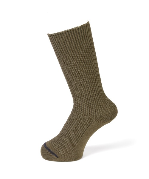 The DUFFER of ST.GEORGE（ザダファーオブセントジョージ）の「PIQUE SOCKS：ピケ編み ソックス（ソックス/靴下 ...