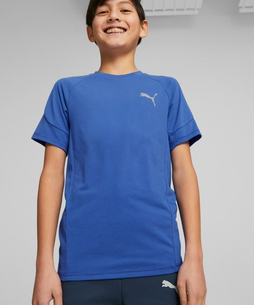 【セール】PUMA プーマ キッズ ボーイズ EVOSTRIPE 半袖 Tシャツ 120-160cm（Tシャツ/カットソー）｜PUMA（プーマ）のファッション通販 - ZOZOTOWN