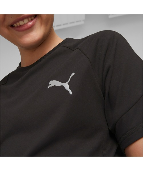 PUMA（プーマ）の「PUMA プーマ キッズ ボーイズ EVOSTRIPE 半袖 Tシャツ 120-160cm（Tシャツ/カットソー）」 - WEAR