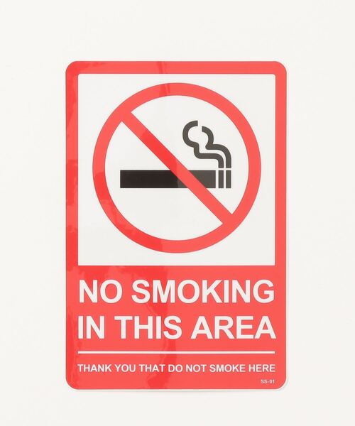 014 SIGN STICKER サインステッカー 標識 アテンション（インテリア雑貨）｜ROOPTOKYO（ループトウキョウ）のファッション ...