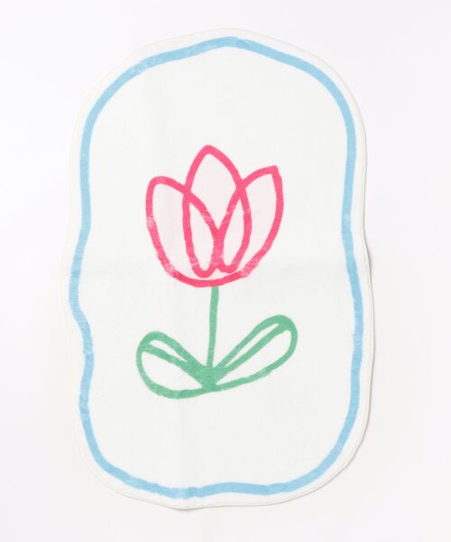 CERCA（チェルカ）の「Ein/チューリップ柄 ラウンド ラグマット（ラグ/マット）」 - WEAR