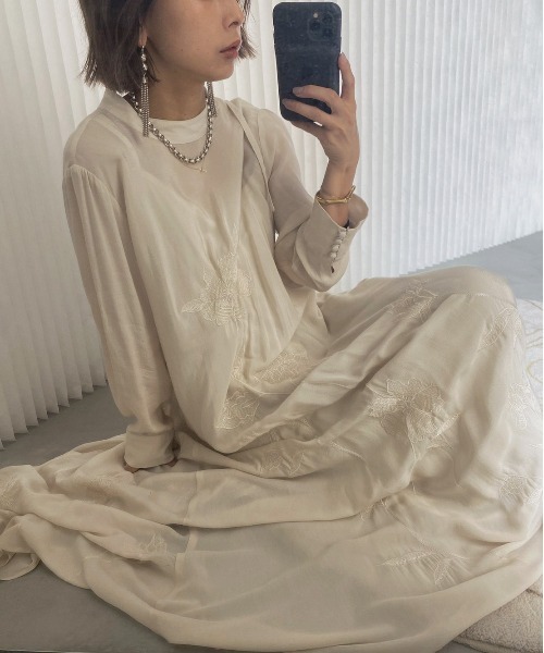 AMERI（アメリ）の「2WAY FLOWER GARDEN DRESS（ワンピース）」 - WEAR