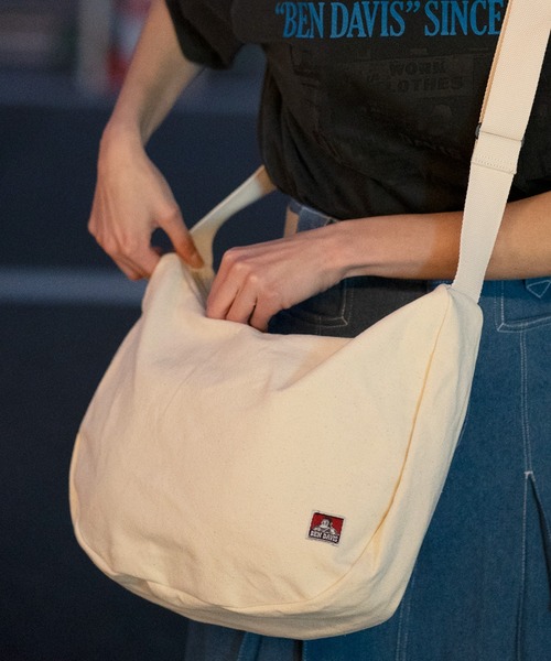 BEN DAVIS（ベンデイビス）の「《BEN DAVIS》MEDIUM SHOULDER BAG COTTON（ショルダーバッグ）」 - WEAR