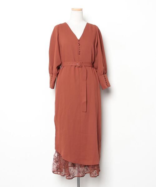 【セール/ブランド古着】7分袖ワンピース（ワンピース）｜Ameri（アメリ）のファッション通販 - ZOZOUSED