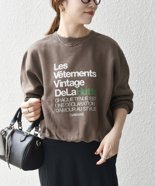 SHIPS any別注】La Hutte:〈洗濯機可能〉裏起毛 クルーネック