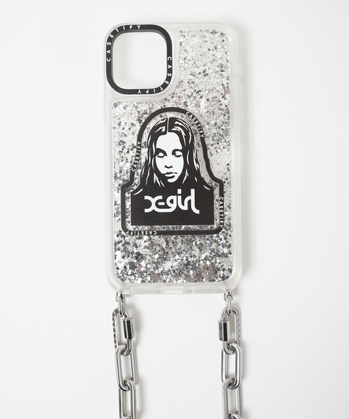 X-girl（エックスガール）の「X-girl × CASETiFY CHAIN SLING MOBILE CASE for iPhone ...