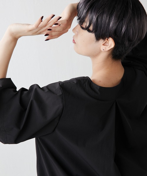 ear PAPILLONNER（イアパピヨネ）の「【SUM1 STYLE（スミ スタイル）】七分袖ボリュームワンピース（ワンピース）」 - WEAR