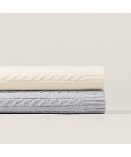 POLO RALPH LAUREN HOME（ポロ ラルフ ローレン ホーム）の「Garrett ケーブルニット シングルブランケット ...