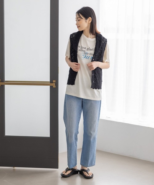 LAKOLE（ラコレ）の「モチーフレースニットベスト / 963293（ベスト）」 - WEAR