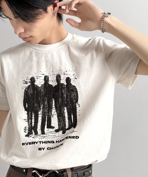 Classical Origin（クラシカルオリジン）の「《Haruto×クラシカルエルフコラボ》綿100％メッセージ刺繍入りグラフィックTシャツ（半袖）/Embroidered ...