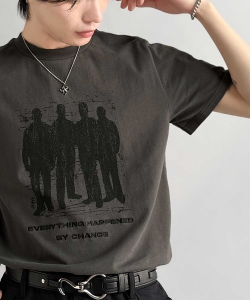 Classical Origin（クラシカルオリジン）の「《Haruto×クラシカルエルフコラボ》綿100％メッセージ刺繍入りグラフィックTシャツ（半袖）/Embroidered ...