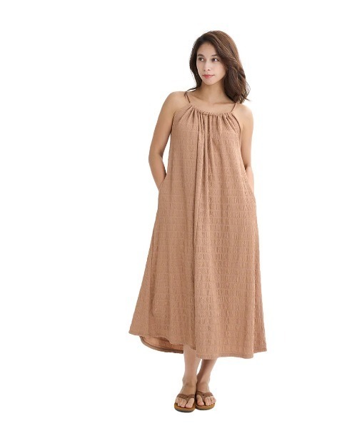 BILLABONG（ビラボン）の「BILLABONG レディース 【CHILLWEAR】 POLY SHIRRING ONEPIECE DRESS ワンピース 【2025年夏モデル】/ビラボン ...