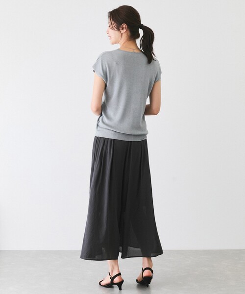 Jayro（ジャイロ）の「Vネックフレンチ袖ニット（ニット/セーター）」 - WEAR