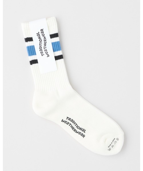 WAVE LOGO LINE SOCKS GTS（ソックス/靴下）｜Traditional Weatherwear（トラディショナルウェザー ...