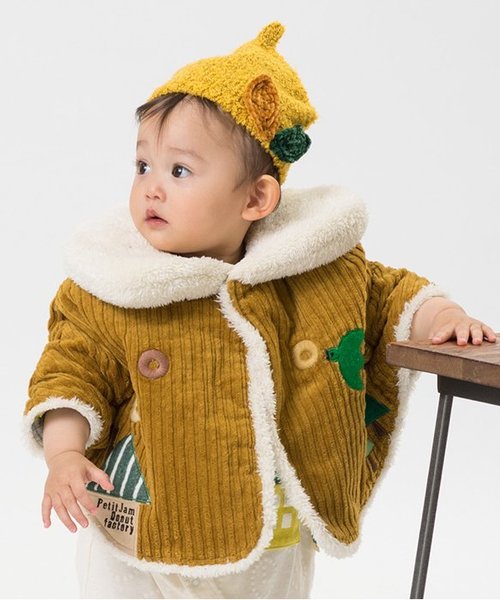 Petit jam（プチジャム）の「petit jamドーナツ工場リバーシブルマント（その他アウター）」 - WEAR