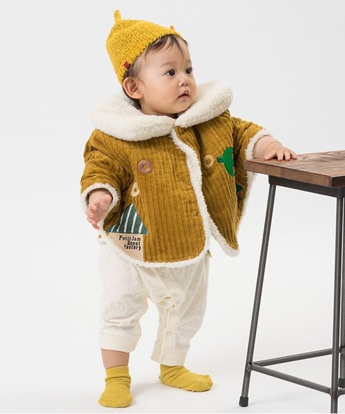 Petit jam（プチジャム）の「petit jamドーナツ工場リバーシブルマント（その他アウター）」 - WEAR