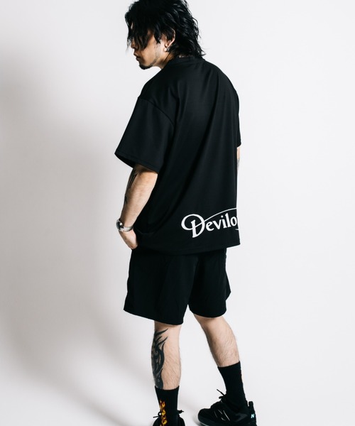 DEVILOCK（デビロック）の「【ムラサキスポーツ別注】DEVILOCK/デビロック UVケア 水陸両用/ユーティリティ バックプリントTシャツ/ラッシュガード/ROCK DVL23-SS ...