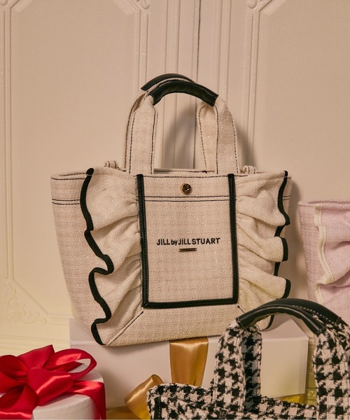 ◇＜リミテッドファブリック＞フレームフリルトートバッグ（トート