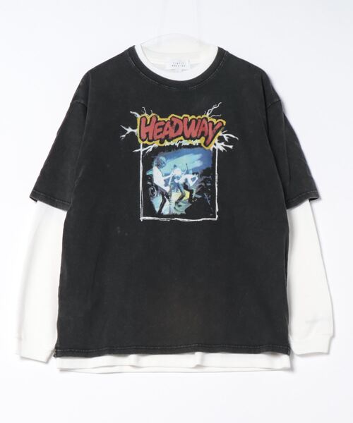 TIMELY WARNING（タイムリーワーニング）の「【TIMELY WARNING】BAND TEE ＆ WAFFLE ENSEMBLE（Tシャツ/カットソー）」 - WEAR