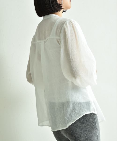 INTERPLANET（インタープラネット）の「Eボイル＊レース長袖シャツ（シャツ/ブラウス）」 - WEAR