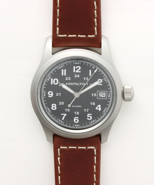 HAMILTON（ハミルトン）の「HAMILTON / Khaki Field Quarts 38mm H68411533（アナログ腕時計 ...